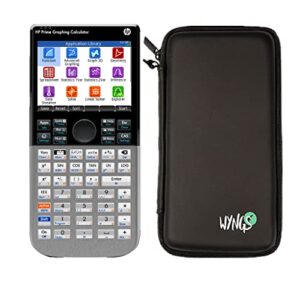 hp prime scientific graphing calculator + wyngs protective case black