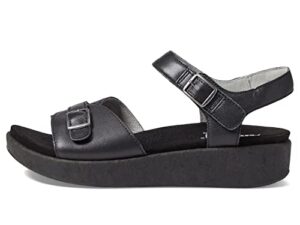 alegria women's maryn coal platform wedge sandal 8-8.5 m us