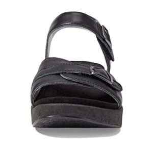 Alegria Women's Maryn Coal Platform Wedge Sandal 8-8.5 M US