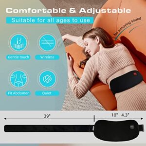 Portable Heating Pad Cordless Period Heating Pad for Cramps Menstrual Heat pad Electric Rechargeable Battery Included