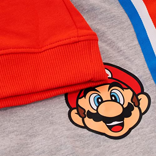 SUPER MARIO Boys Gaming Sweatshirt and Joggers Set 2 Piece Outfit Set for Kids Multicolor 8