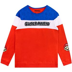 SUPER MARIO Boys Gaming Sweatshirt and Joggers Set 2 Piece Outfit Set for Kids Multicolor 8