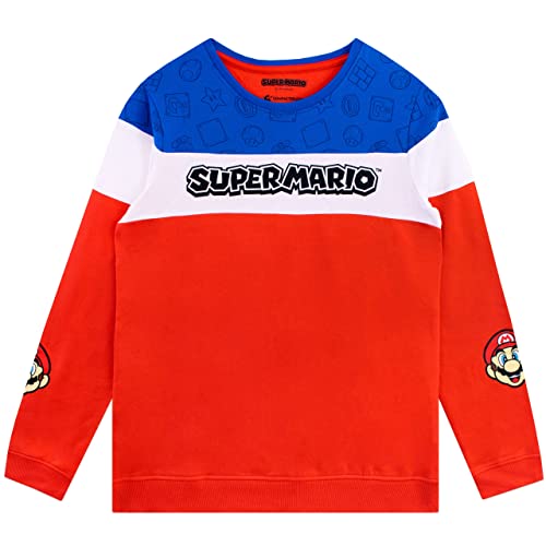 SUPER MARIO Boys Gaming Sweatshirt and Joggers Set 2 Piece Outfit Set for Kids Multicolor 8