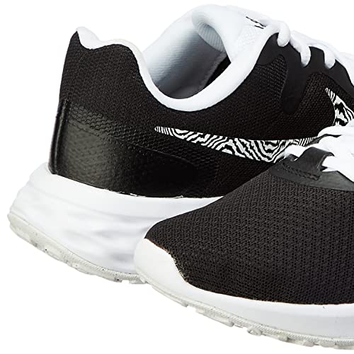 Nike Women's Revolution 6 Next Nature Running Shoes, Black/White, 6.5 M US