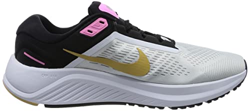 Nike Women's Low-Top Sneakers, White Wheat Gold Black Pink Magic, 6.5