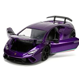 HyperSpec 1:24 Lamborghini Huracan Performante Candy Purple Die-cast Car, Toys for Kids and Adults