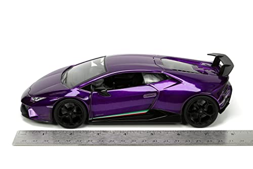 HyperSpec 1:24 Lamborghini Huracan Performante Candy Purple Die-cast Car, Toys for Kids and Adults