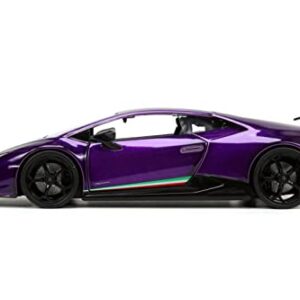 HyperSpec 1:24 Lamborghini Huracan Performante Candy Purple Die-cast Car, Toys for Kids and Adults