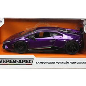 HyperSpec 1:24 Lamborghini Huracan Performante Candy Purple Die-cast Car, Toys for Kids and Adults