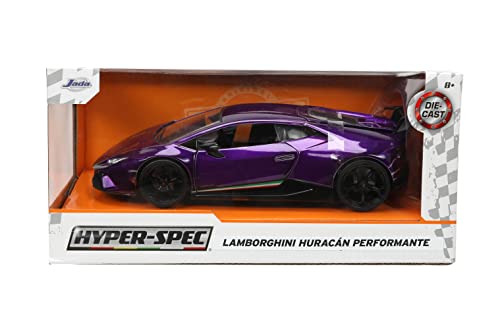 HyperSpec 1:24 Lamborghini Huracan Performante Candy Purple Die-cast Car, Toys for Kids and Adults