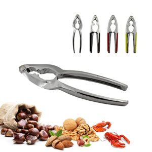 nut cracker, seafood tool, walnut cracker for all nuts, heavy duty shell cracker kitchen tool with non-slip handle