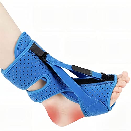 Gushijieju Plantar Fasciitis Night Splint Latest Version, Adjustable Foot Brace for Plantar Fasciitis Achilles Tendonitis Foot Drop Heel Pain Relief Women Men(1 Pack)