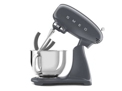 SMEG 50's Retro Stand Mixer with Accessories Slate Gray SMF03GRUS