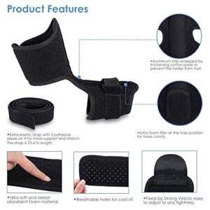 Adjustable Plantar Fasciitis Dorsal, Breathable Plantar Fasciitis, Night Splints with Spiky Massage Ball, Night Splint Foot Brace Wrap, Night and Day Splint with Spiky Massage Ball