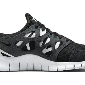 Nike Free Run 2 Womens Black/White-Off Noir Size 8