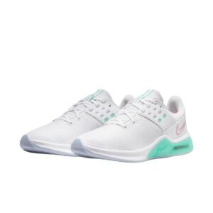 Nike Women's Air Max Bella TR 4 Running Trainers CW3398 Sneakers Shoes, White/Pink-Glaze Menta, 9 M US