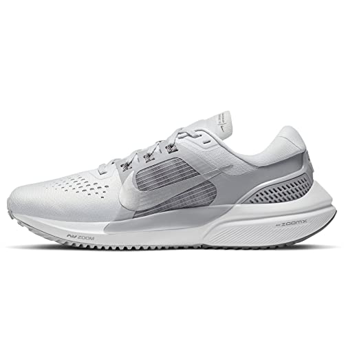 Nike Women's Air Zoom Vomero 15 Running Shoe, Pure Platinum/Metallic Silver, 9.5 M US