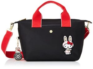 kipling ki31097kb official kipling x hello kitty kala mini rabbit, black