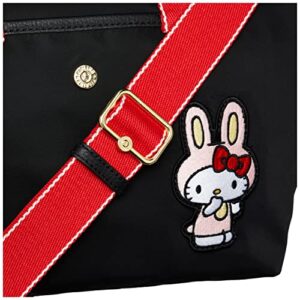 Kipling KI31097KB Official Kipling X Hello KITTY KALA MINI Rabbit, Black