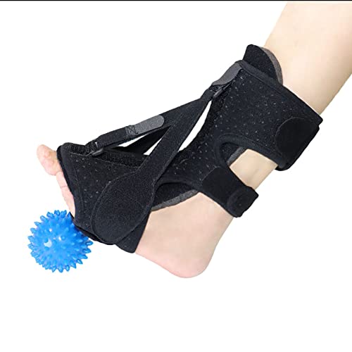 Ldouxx Upgrade Plantar Fasciitis Night Splint Relief Brace, 3 Adjustable Straps Plantar Fasciitis Night Splint Relief Plantar Fasciitis, Foot Drop, Achilles Tendonitis for Women & Men