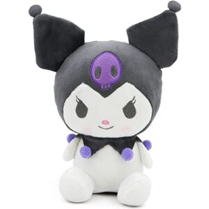 10" cute anime plush doll,kawaii cartoon stuffed plushie toy,gift for children girls fans (purple)