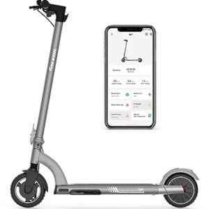 5TH WHEEL M1 Electric Scooter - 13.7 Miles Range & 15.5 MPH, 500W Peak Motor, 8" Inner-Support Tires, Triple Braking System, Foldable Electric Scooter for Adults and Teens, iF Design Award Winner