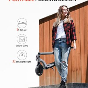 5TH WHEEL M1 Electric Scooter - 13.7 Miles Range & 15.5 MPH, 500W Peak Motor, 8" Inner-Support Tires, Triple Braking System, Foldable Electric Scooter for Adults and Teens, iF Design Award Winner