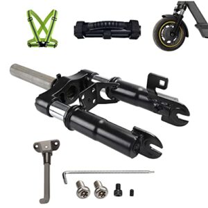 nelomo front suspension for ninebot max g30 g30lp g30e g30d fork suspension electric scooters shock absorption set front suspension accessories kit with reflective safety vest handle strap