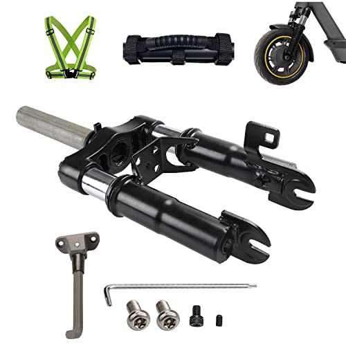 NELOMO Front Suspension for Ninebot Max G30 G30LP G30E G30D Fork Suspension Electric Scooters Shock Absorption Set Front Suspension Accessories Kit with Reflective Safety Vest Handle Strap