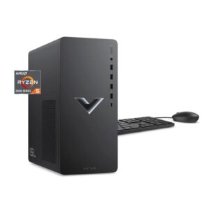 hp victus 15l tg02-0013w gaming desktop amd ryzen 5 5600g 8gb ram 512gb ssd amd radeon rx 6400(4gb) windows 11 home (renewed)