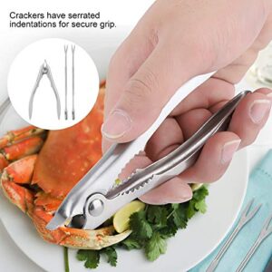 Stainless Steel Seafood Forks Crab Nut Lobster Crackers Shell Claw Opener Kitchen Gadgets