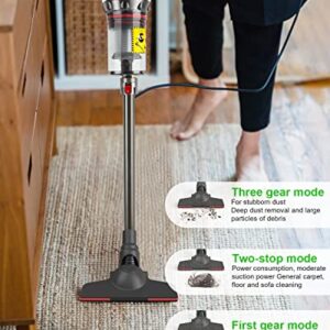 GOXIFACA Corded Stick Vacuum, 600W Powerful 20KPa Suction Vacuum Cleaner, 1.5L Dust Cup, 5 in 1 Lightweight Household Stick Vaccum for Hardwood Floor Carpet and Pet Hair