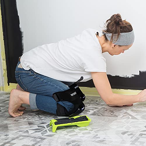 WORKPRO Laminate Floor Cutter With Work Knee Pads