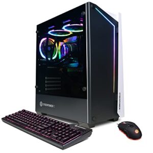 cyberpowerpc gamer xtreme vr gaming pc, intel i7-13700kf 3.4ghz, geforce rtx 4070 ti 12gb, 32gb ddr5, 2tb nvme ssd, wi-fi ready & windows 11 home (gxivr8680a), black