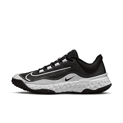 Nike Women's Alpha Huarache Elite 4 Fastpitch Turf Shoes Black | White Size 9.5 Medium