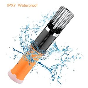 Electric Fish Scaler, Handheld Electric Scraping Fish Scales Machine with Extra Cutter Head, Efficient Fish Scale Removal Tools Powerful IPX7 Waterproof Rechargeable Portable Cordless Fish Scaler