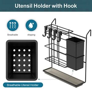 iSPECLE Dish Drying Rack and Sink Caddy, 2 Tier Dish Rack and Kitchen Sponge Holder, Bundle Sales, 2 Packs