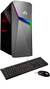 asus rog strix g10dk gaming desktop pc (amd ryzen 7 5700g 8-core, 16gb ram, 2tb pcie ssd + 2tb hdd (3.5), geforce rtx 3060 12gb, rj-45, ac wifi, bt 5.1, 3 display port, win 11 home) (renewed)