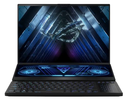 ASUS ROG Zephyrus Duo 16 (2022) Gaming Laptop, 16” Mini LED 240Hz/3ms, QHD 16:10 Display, 100% DCI-P3, NVIDIA GeForce RTX 4080, AMD Ryzen 9 7945HX, 32GB DDR5, 1TB SSD, Windows 11 Pro, GX650PZ-XS96