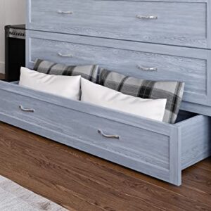 AFI,Northfield Murphy Bed Chest, Full, Driftwood