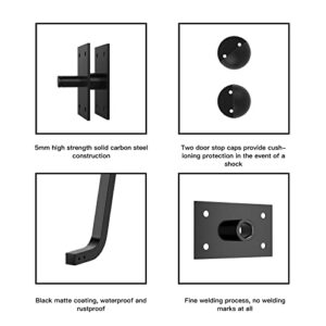 ROOMTEC Queen Murphy Bed Hardware Kit,Vertical,Alloy Steel, Black