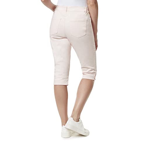 Bandolino Women's Mandie High Rise 17" Skimmer Short, Mary's Rose-SNAP Hem