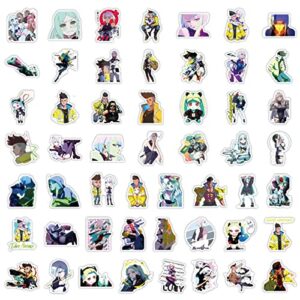 50Pcs Cyberpunk: Edgerunners Stickers Cool Manga Decal Stickers for Laptop Cellphone Water Bottle Skateboard Luggage Car Bumper (Edge Runner)