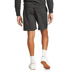 Eddie Bauer Men's Camp Fleece Colorblock Shorts, Heather Gray, Large