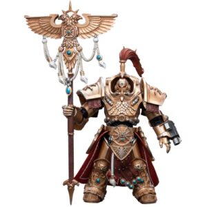 joytoy 1/18 warhammer 40,000 action figure adeptus custodes allarus terminator armour phelam tolguror model(5.5 inch)