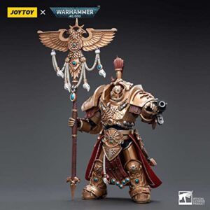 JoyToy 1/18 Warhammer 40,000 Action Figure Adeptus Custodes Allarus Terminator Armour Phelam Tolguror Model(5.5 Inch)