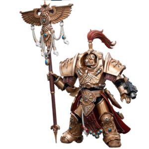 JoyToy 1/18 Warhammer 40,000 Action Figure Adeptus Custodes Allarus Terminator Armour Phelam Tolguror Model(5.5 Inch)