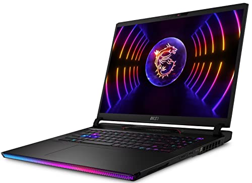 EXCaliberPC 2023 MSI Raider GE78 HX 13VH-080US (i9-13980HX, 64GB RAM, 2TB NVMe SSD, RTX 4080 12GB, 17" QHD+ 240Hz, Windows 11 Pro) Gaming Laptop