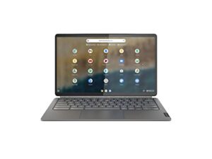 lenovo ideapad duet 5 chromebook, oled 13.3" fhd touch display, snapdragon sc7180, 4gb ram, 64gb storage, qualcomm adreno graphics, chrome os, gray