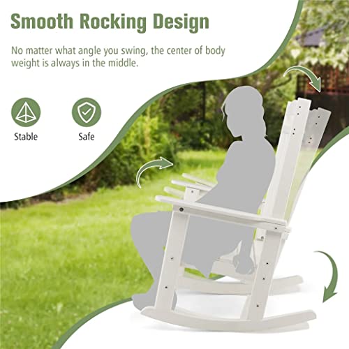 PDGJG 2 Piece Patio Rocker Rocker High Back